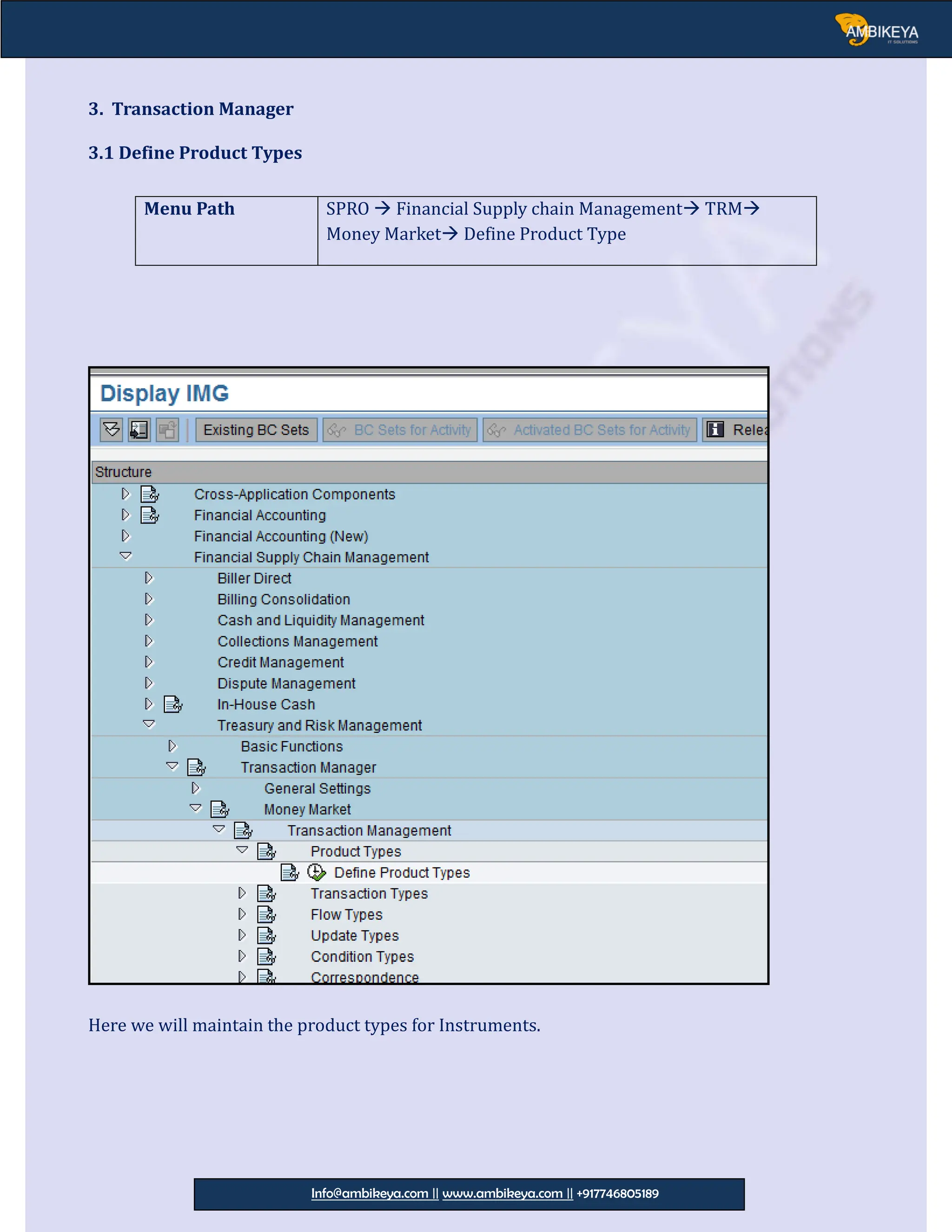 SAP TRM (Treasury and Risk Management) Configuration (1).pdf