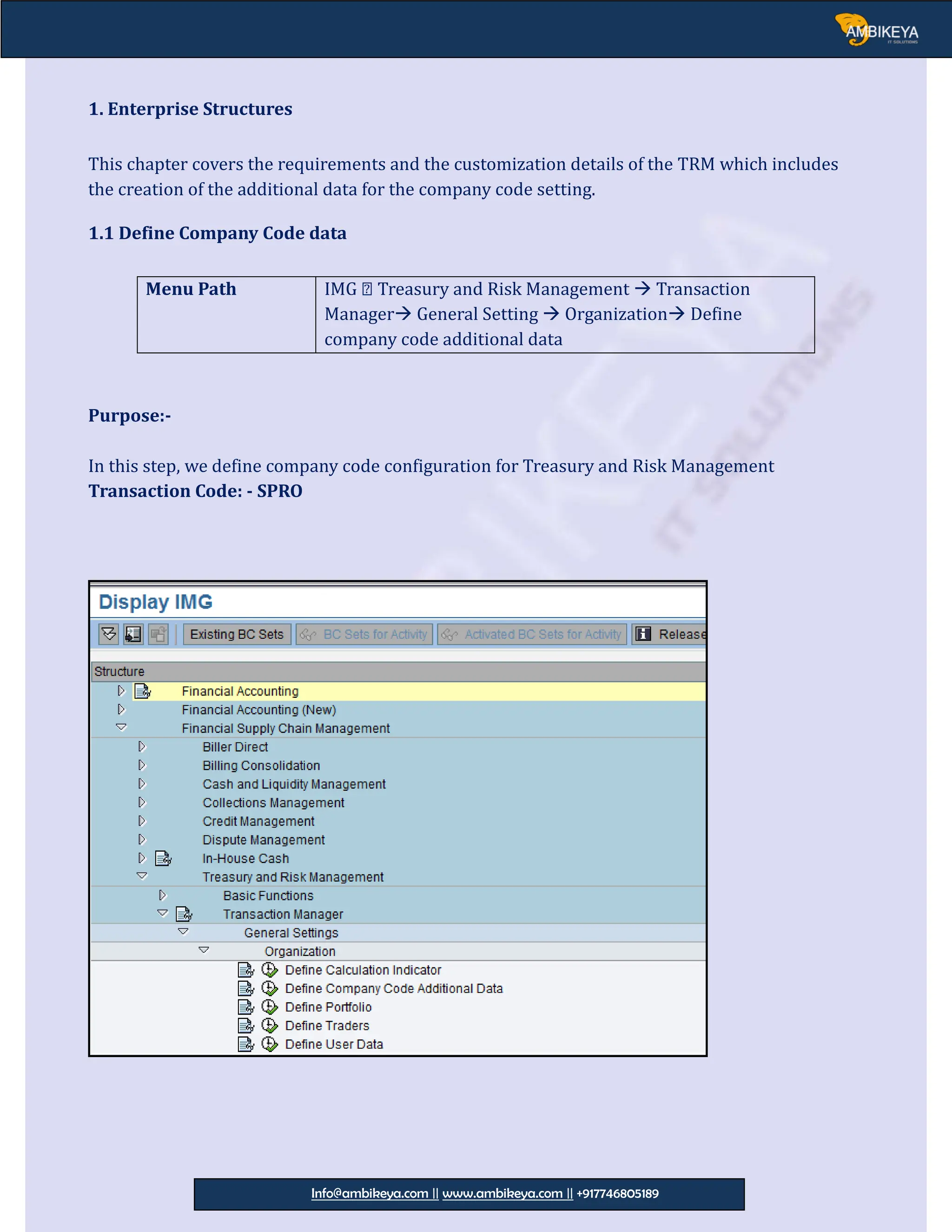 SAP TRM (Treasury and Risk Management) Configuration (1).pdf