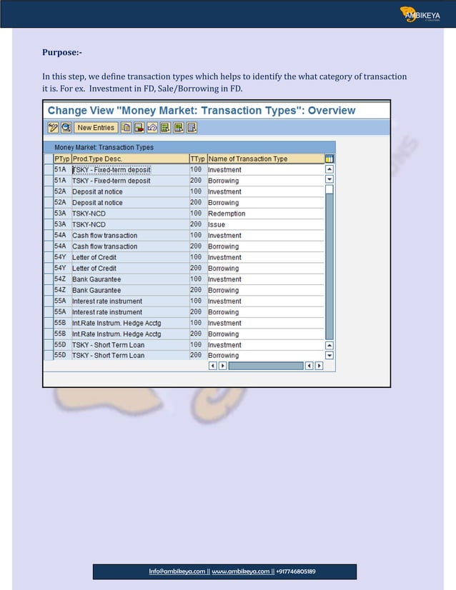 SAP TRM (Treasury and Risk Management) Configuration (1).pdf | Stocks ...