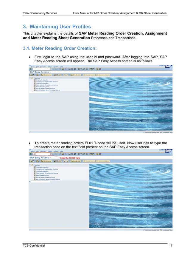 Sap tr um_dm_meter reading order creation, assignment and meter reading sheet generation_v1.0 ...