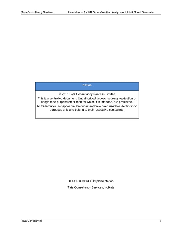 Sap tr um_dm_meter reading order creation, assignment and meter reading sheet generation_v1.0 ...
