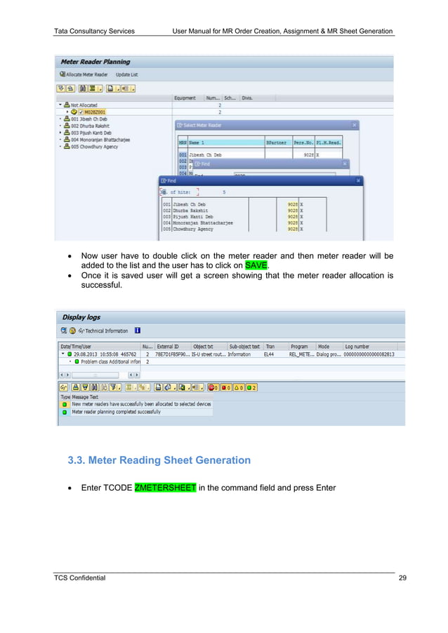 Sap Tr Umdmmeter Reading Order Creation Assignment And Meter Reading Sheet Generationv10