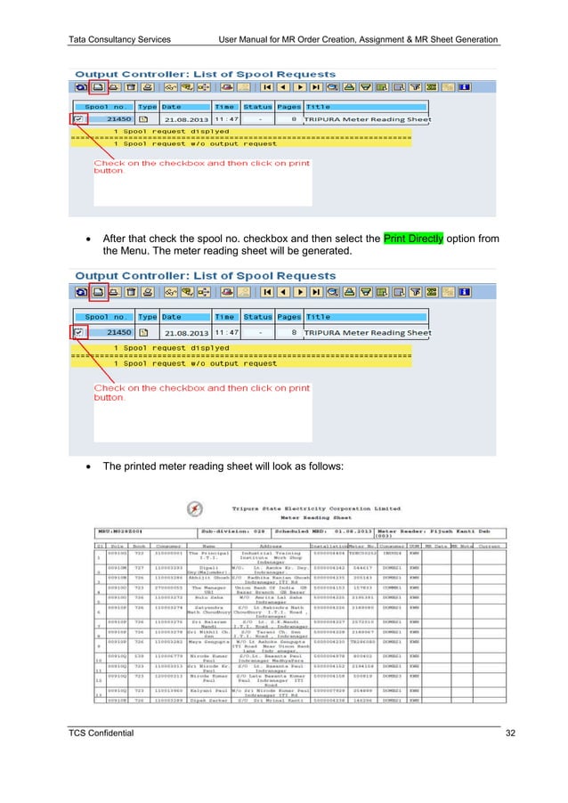 Sap Tr Umdmmeter Reading Order Creation Assignment And Meter Reading Sheet Generationv10