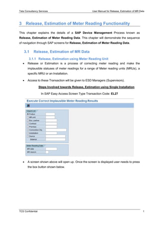 Sap tr um_dm_release,estimation of mr data_v1.0 | PDF