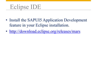Sapui5 & Fiori | PPTX