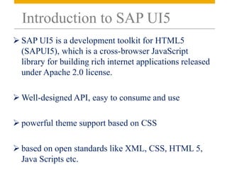 Sapui5 & Fiori | PPTX