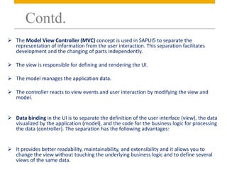 Sapui5 & Fiori | PPTX