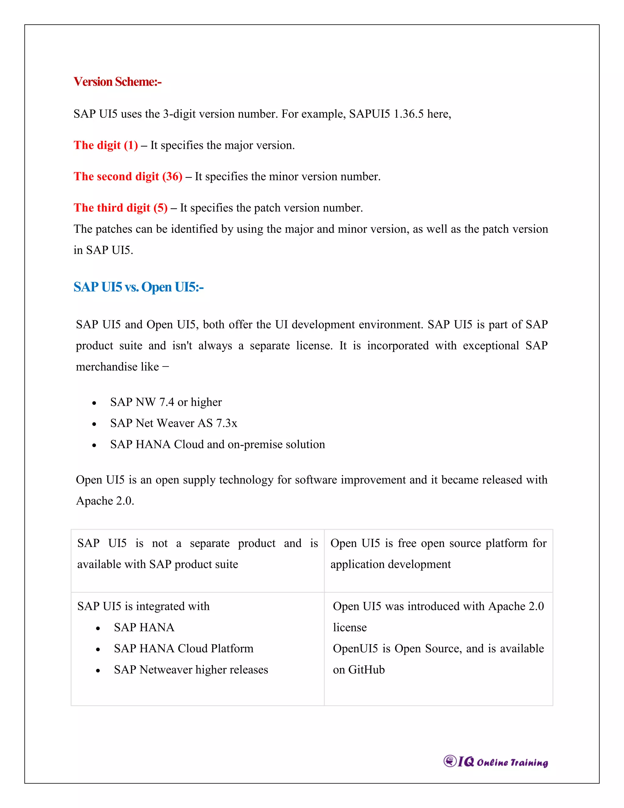 Sap Ui5 Overview | Sap Ui5 Architecture – Features | PDF
