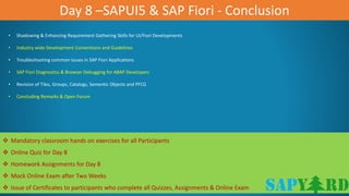 SAPUI5 with OData and SAP Fiori - Course Content.pdf