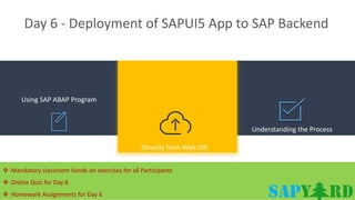 SAPUI5 with OData and SAP Fiori - Course Content.pdf