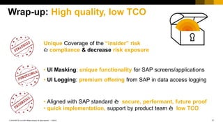Improve Data Protection and Compliance with UI-Level Logging and Masking | PDF