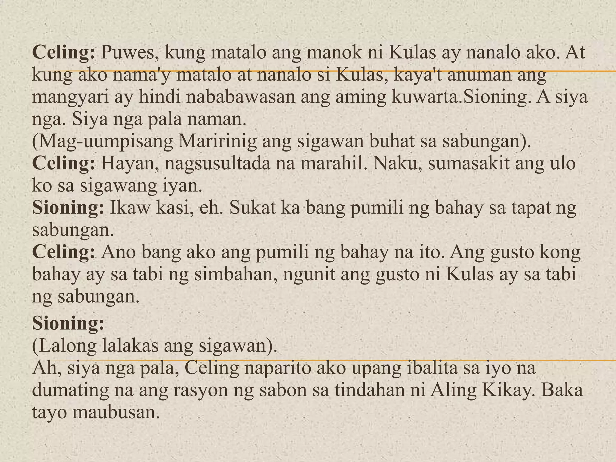 SA PULA, SA PUTI | PPTX