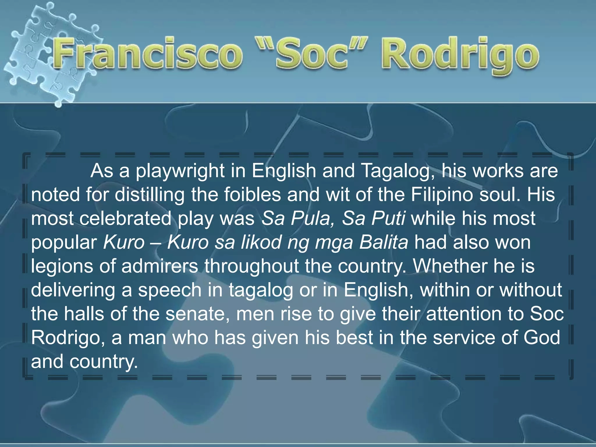 Colloquium - Literary Text (Sa Pula, Sa Puti ni Soc Rodrigo) | PPTX