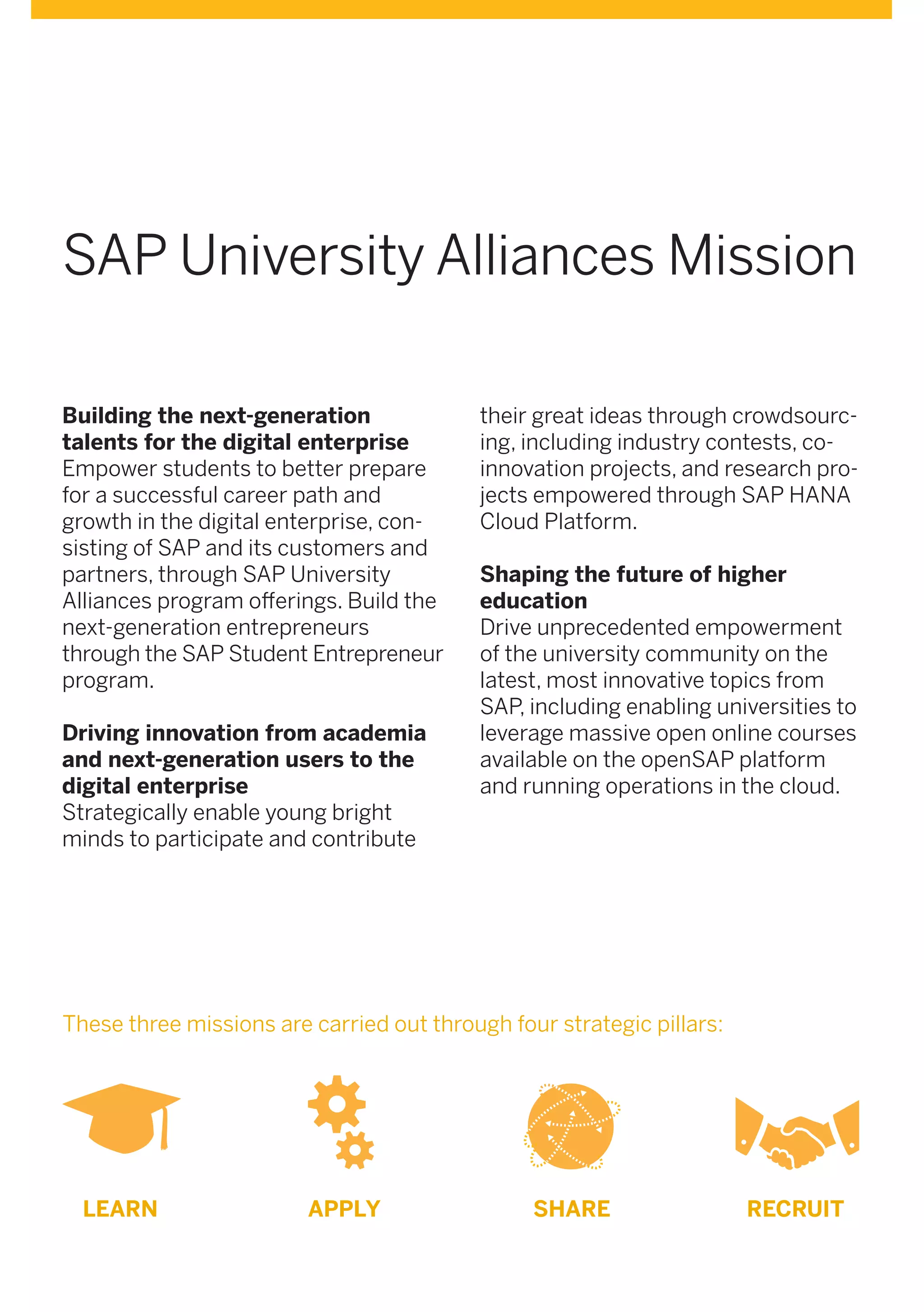 SAP University Alliance | PDF