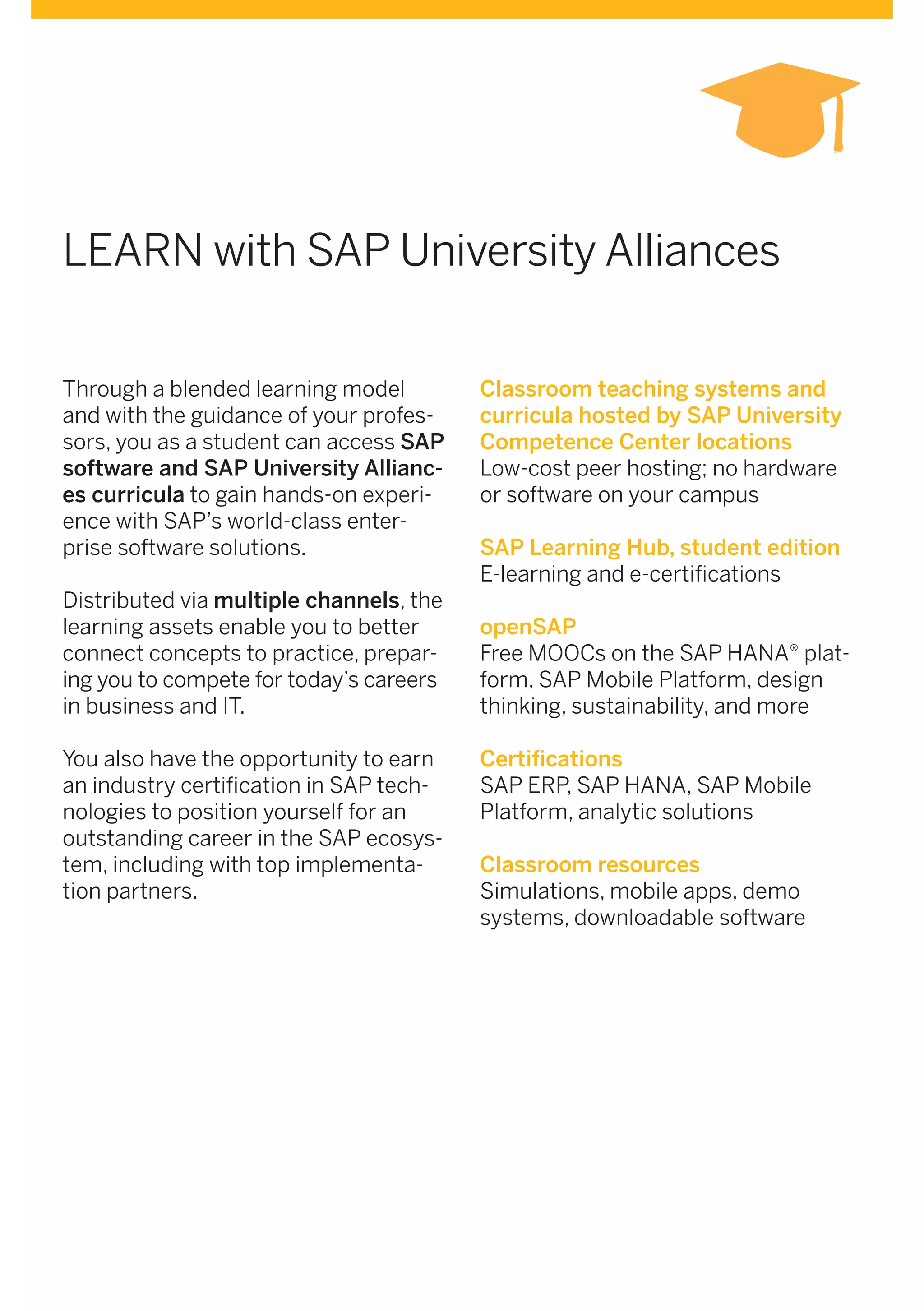 SAP University Alliance | PDF