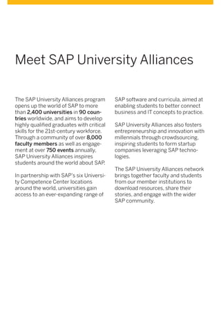 SAP University Alliance | PDF