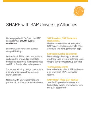 SAP University Alliance | PDF
