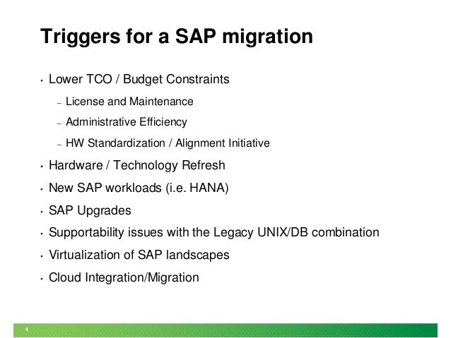 Migrating Sap From Unix To Suse Linux
