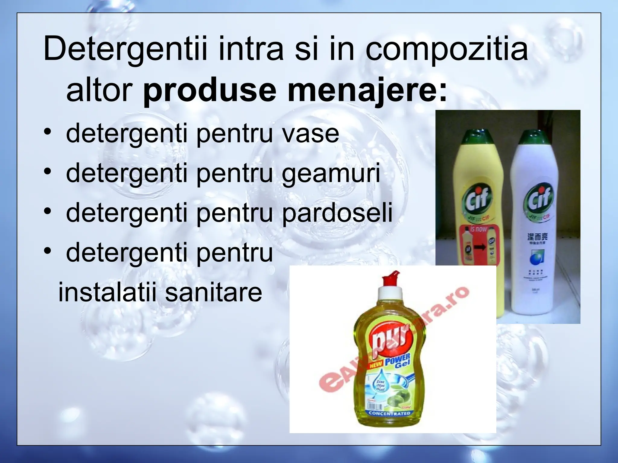 Prezentare chimie sapunuri si detergenti | PDF