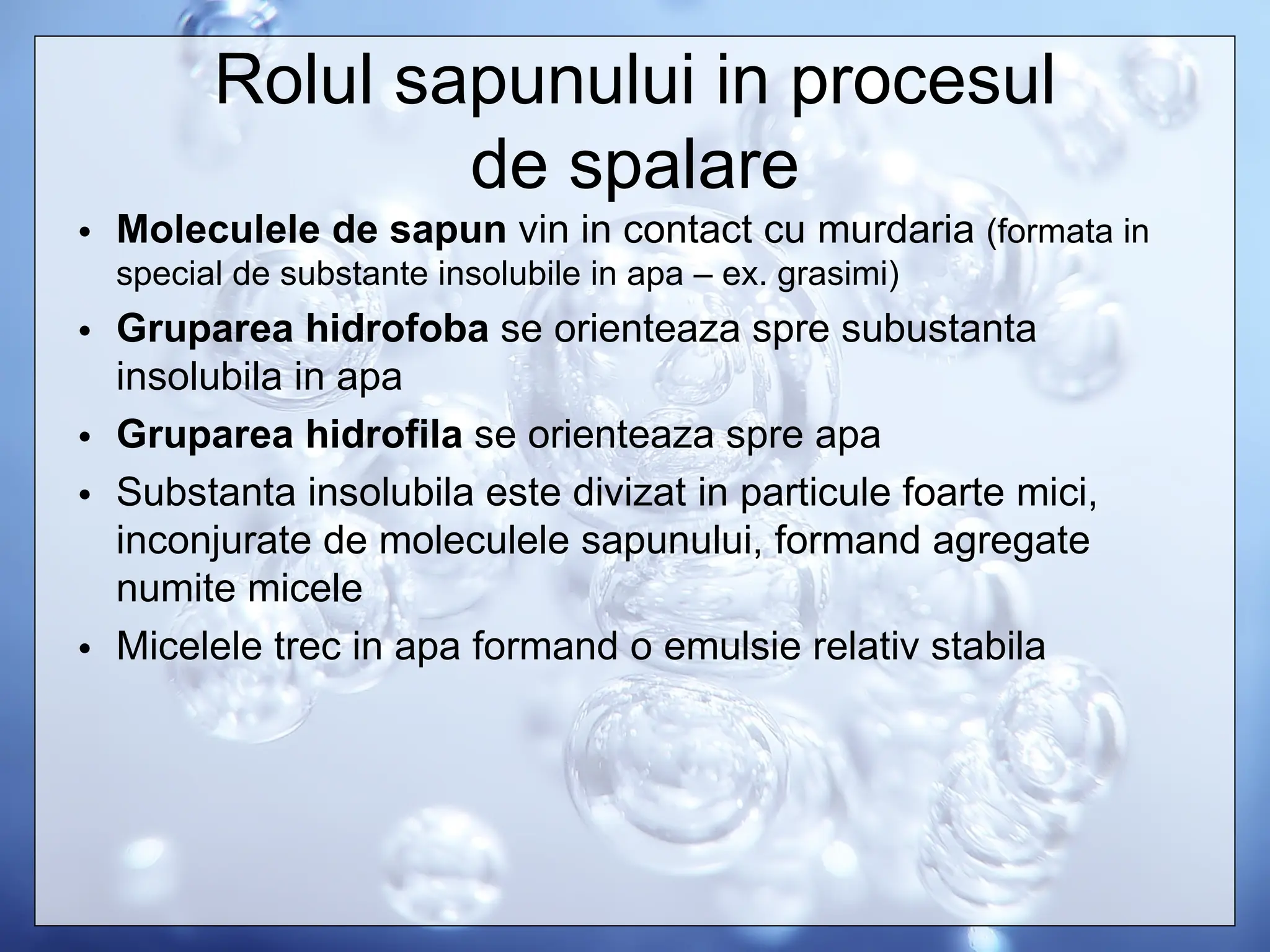 Prezentare chimie sapunuri si detergenti | PDF