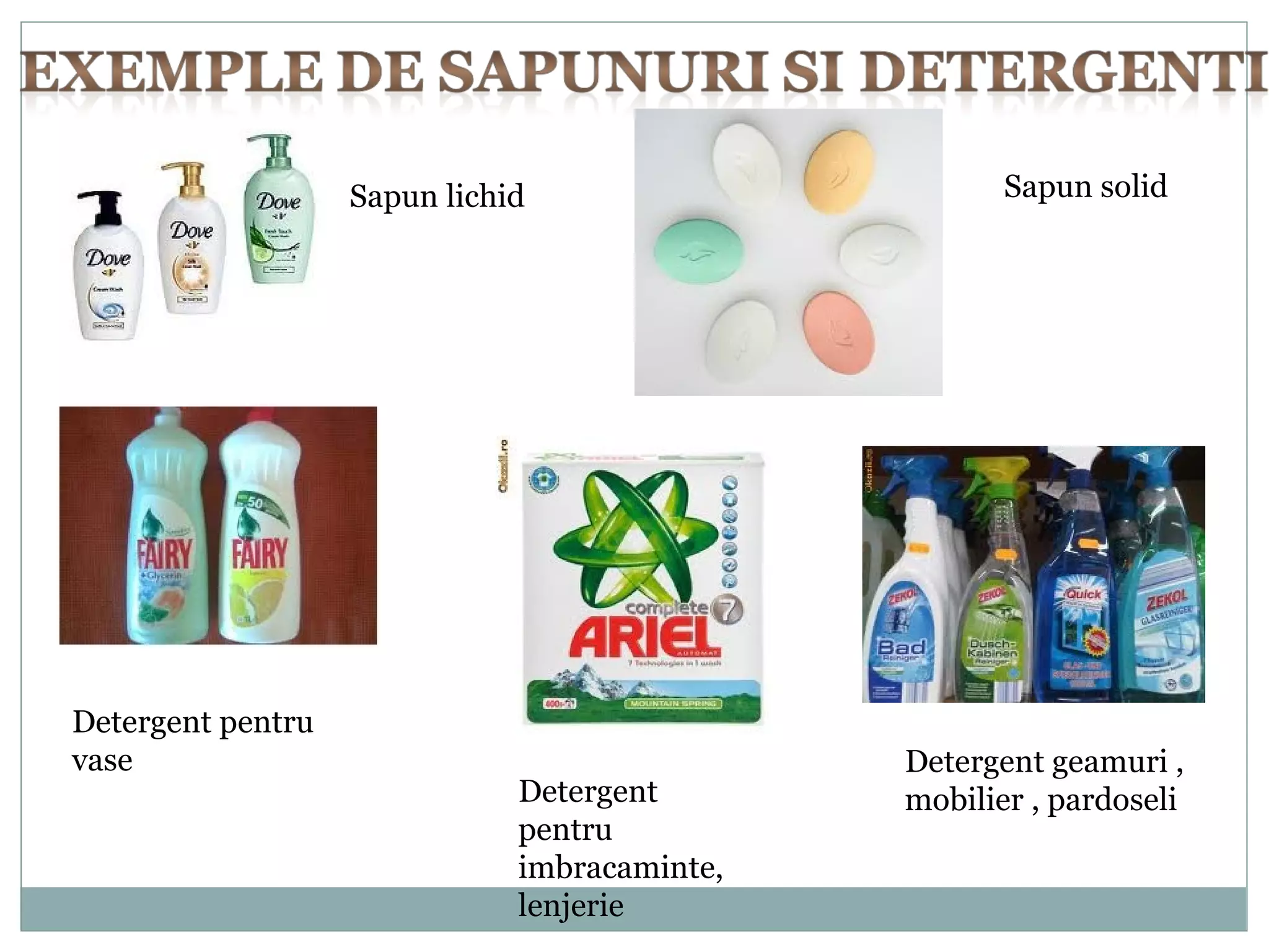 Sapunuri si detergenti(varianta corecta) | PPT