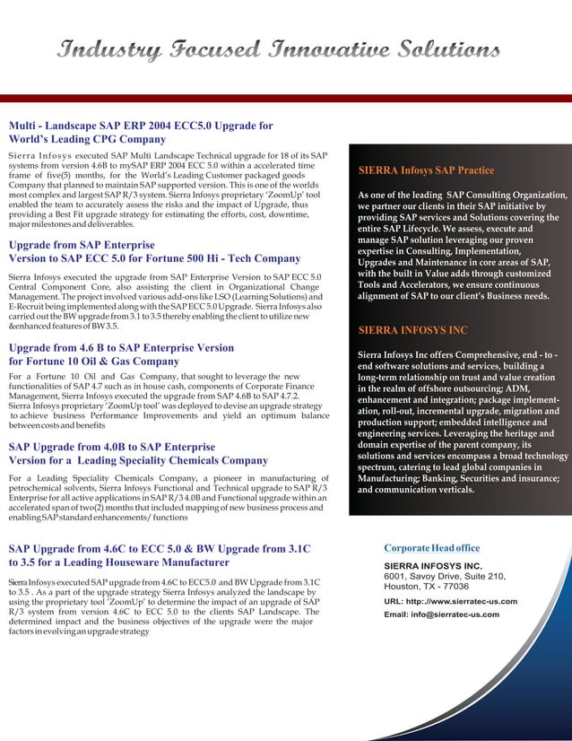 Sap upgrade | PDF | Computer Software and Applications | Computing