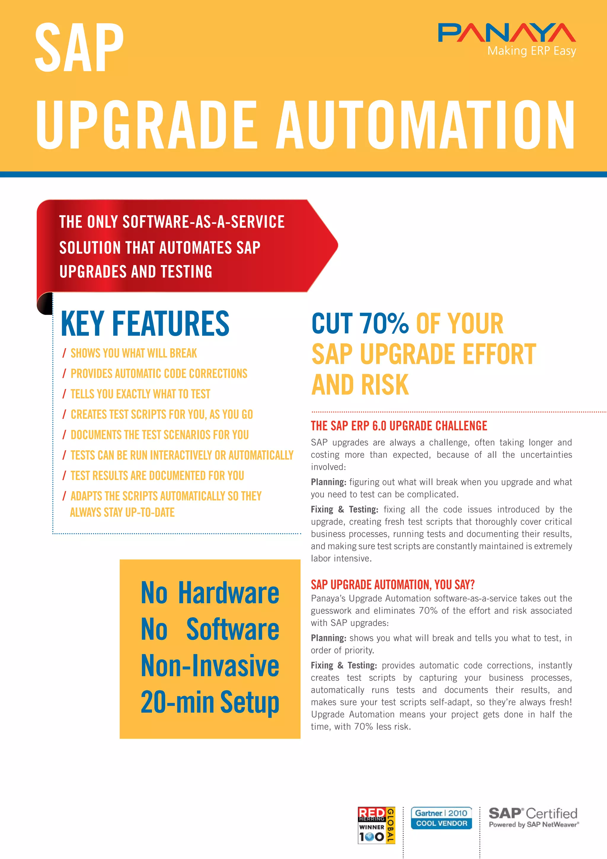 Sap Upgrade Automation Pdf