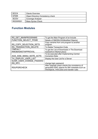 Sap upgrade | PDF | Operating Systems | Computer Software and Applications