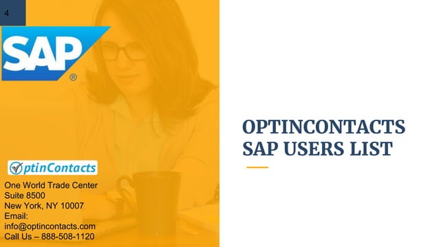 OptinContacts: SAP Users List | PPT