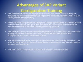 Sap variant configuation training | PPTX