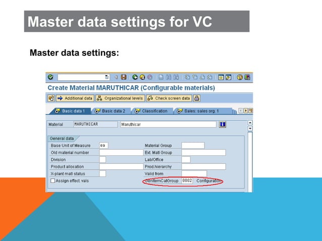 SAP Variant configuration | PPTX | Computing | Technology & Computing