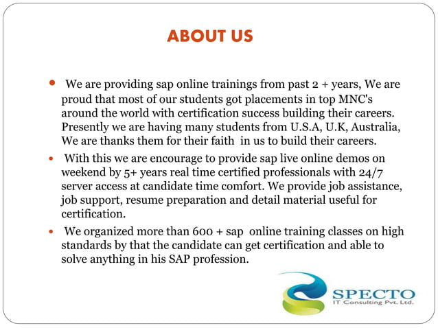 Sap vc online training | PPT