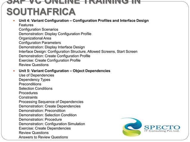 Sap vc online training | PPT