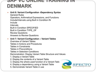 Sap vc online training | PPT