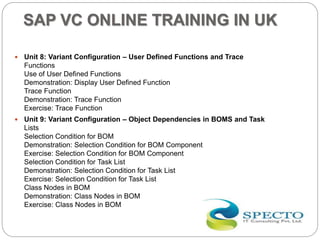 Sap vc online training | PPT