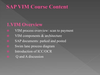 Sap vendor invoice management | PPTX