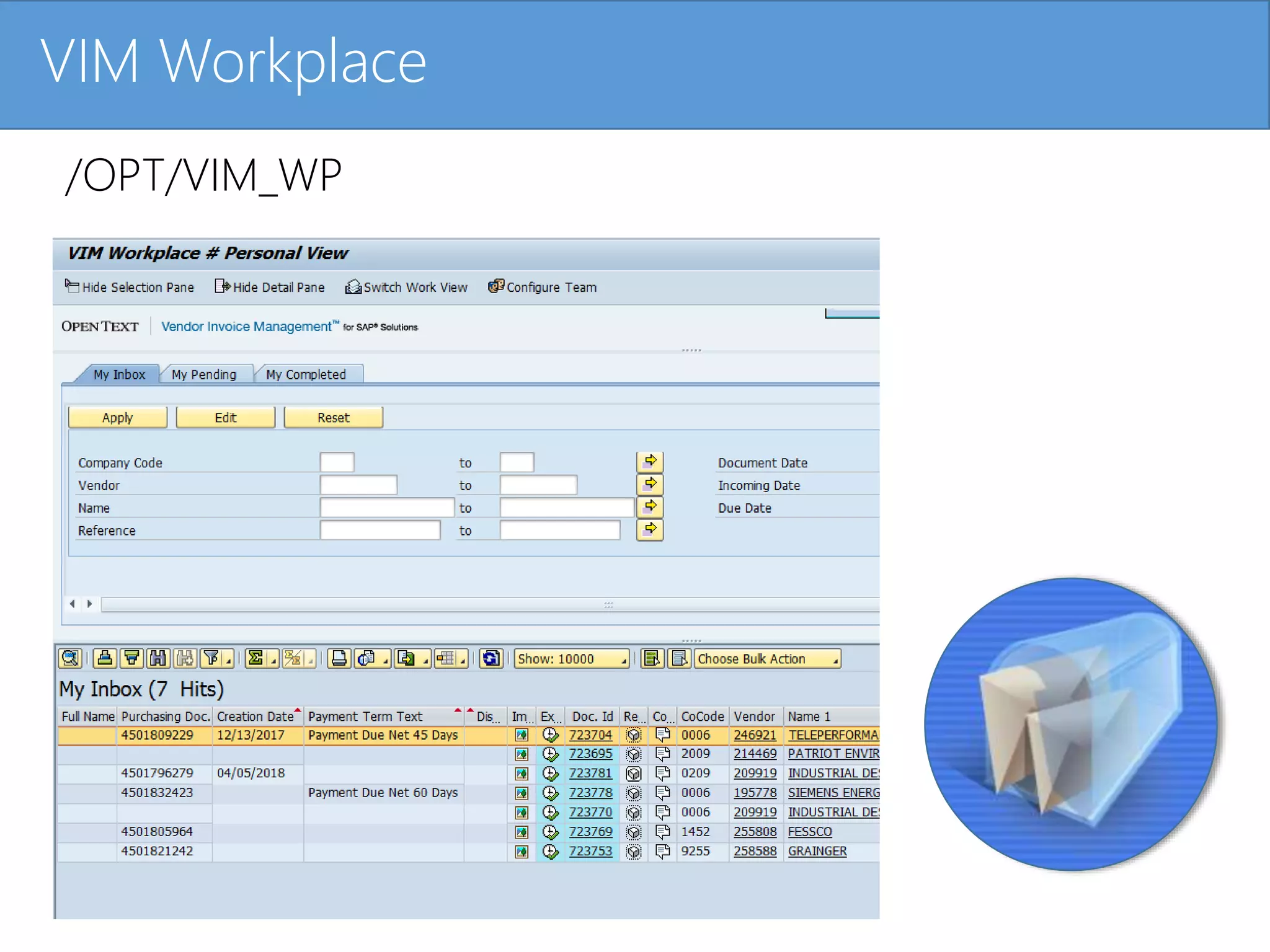 Sap vendor invoice management reporting final | PPTX