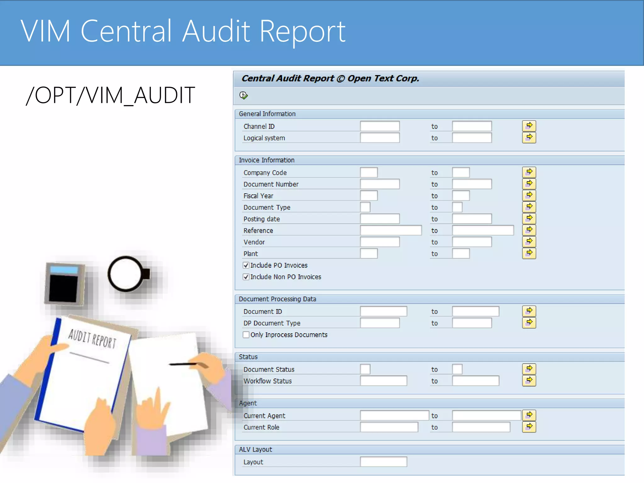 Sap vendor invoice management reporting final | PPTX
