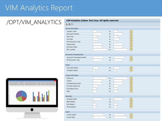 Sap vendor invoice management reporting final | PPTX