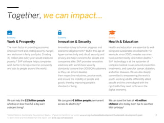 SAP's Vision and Purpose | PDF