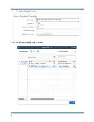SAP GUI Installation Guide for Windows | Step-by-Step Setup for SAP Access | PDF