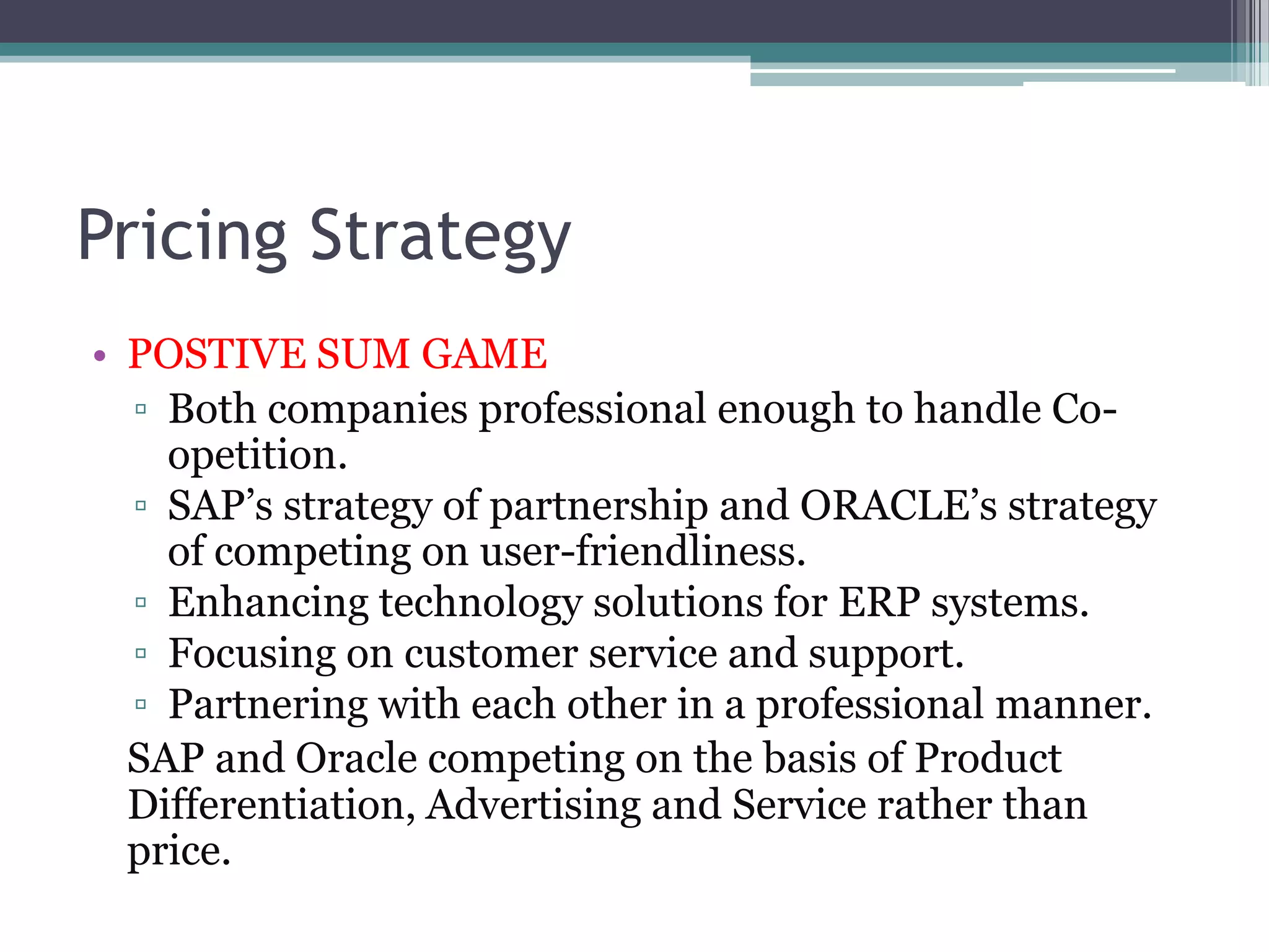Sap vs oracle | PPTX