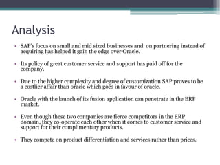 Sap vs oracle | PPTX
