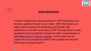 SAP Web Dynpro Training in Noida.pptx