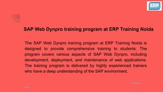 SAP Web Dynpro Training in Noida.pptx