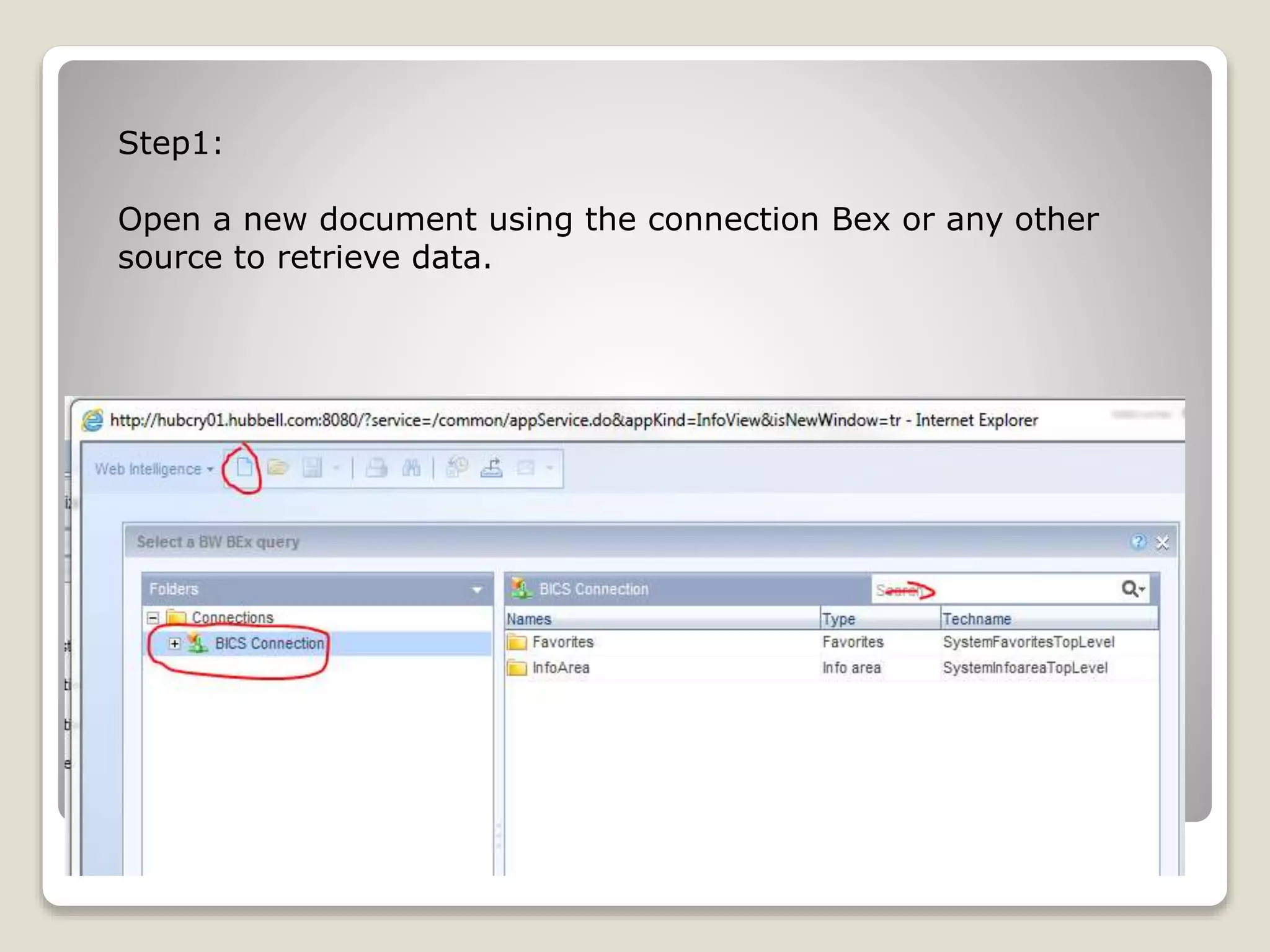 Sap Webi Chart Creation From Table Ppt