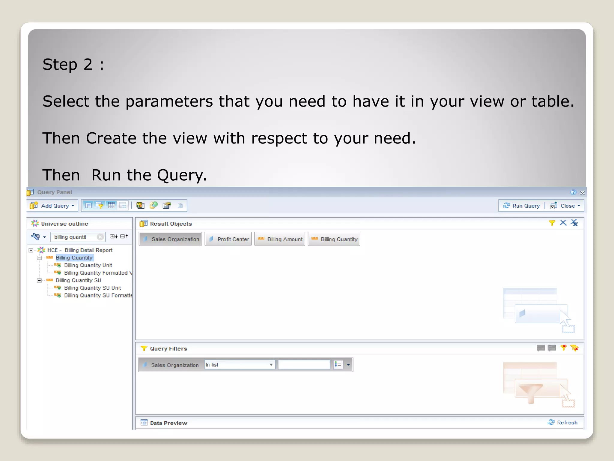SAP BO Web Intelligence (BI Launch Pad)-Table to Chart Convertion | PPTX