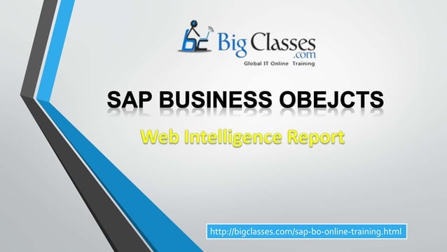 SAP BusinessObjects Web Intelligence Report | PPTX