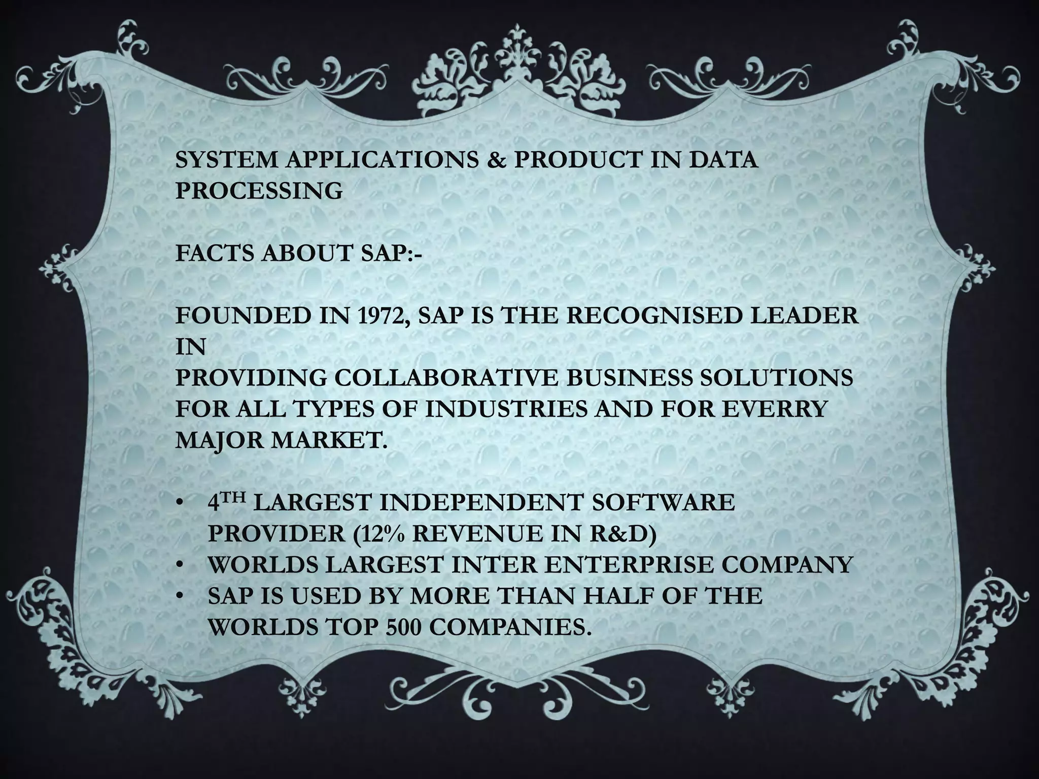 Sap general presentation | PPTX