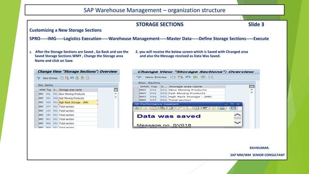SAP WM OVERVIEW DOCUMENT FOR BEIGINERS | PPT